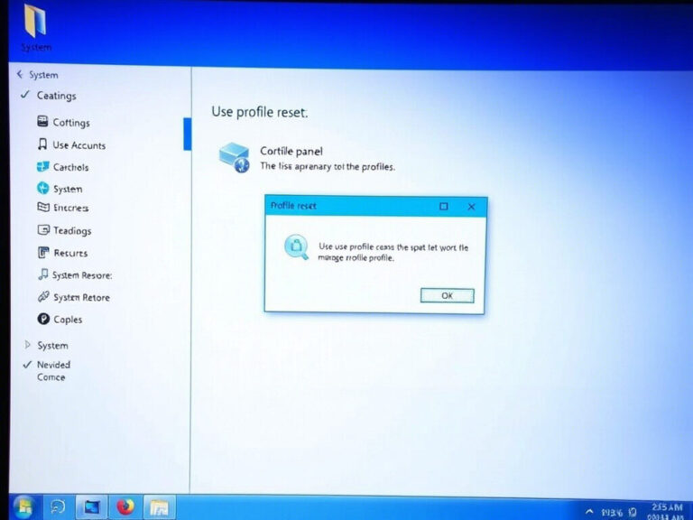 How to Reset a Corrupted User Profile: Step-by-Step Guide